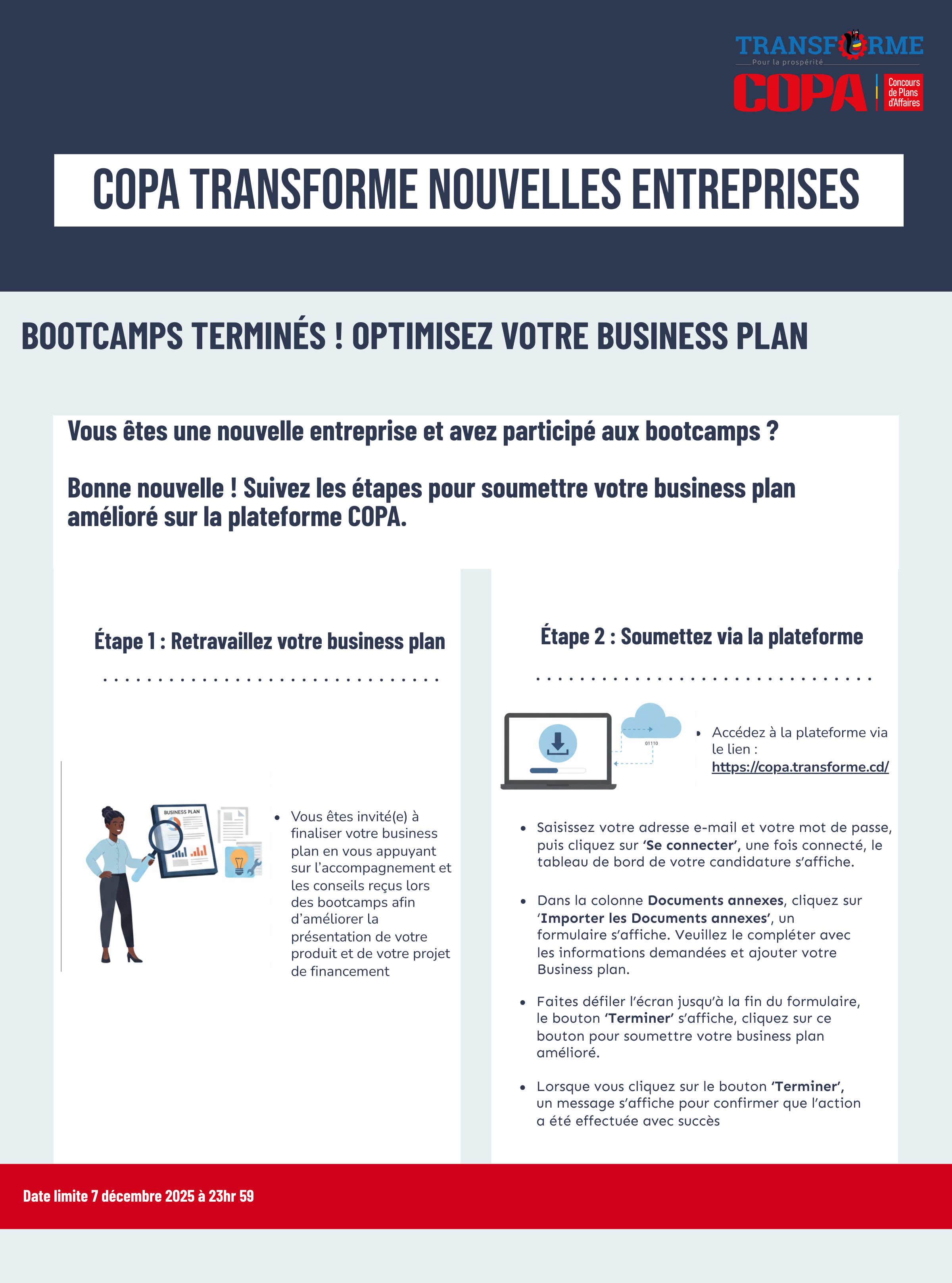 COPA Transforme RDC – Programme d’accompagnement des PME en RDC